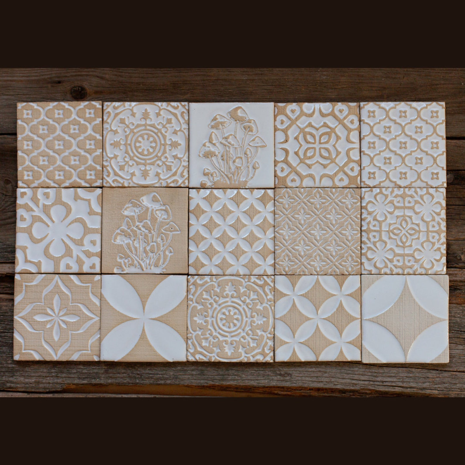 Simple White Handmade Ceramic Tile for Kitchen/bathroom Backsplash ...