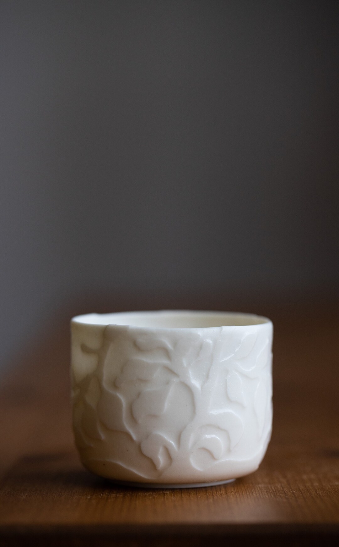 Small Fine Porcelain Tea Bowl With Floral Motifs - Ceramic Tea Bowl - Etsy