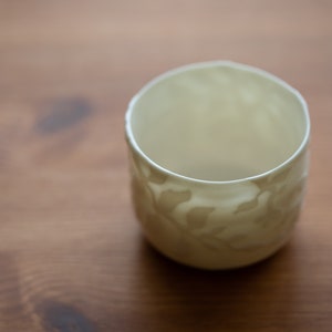 Small Fine Porcelain Tea Bowl With Floral Motifs - Ceramic Tea Bowl - Etsy