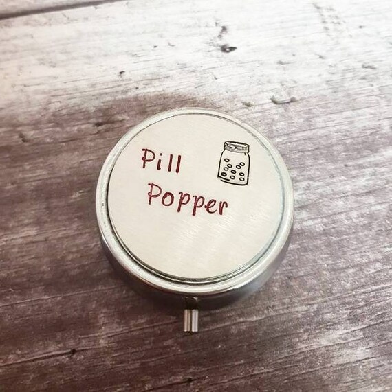 Personalised Pill box Meds Box lTablet box Medication Pot | Etsy