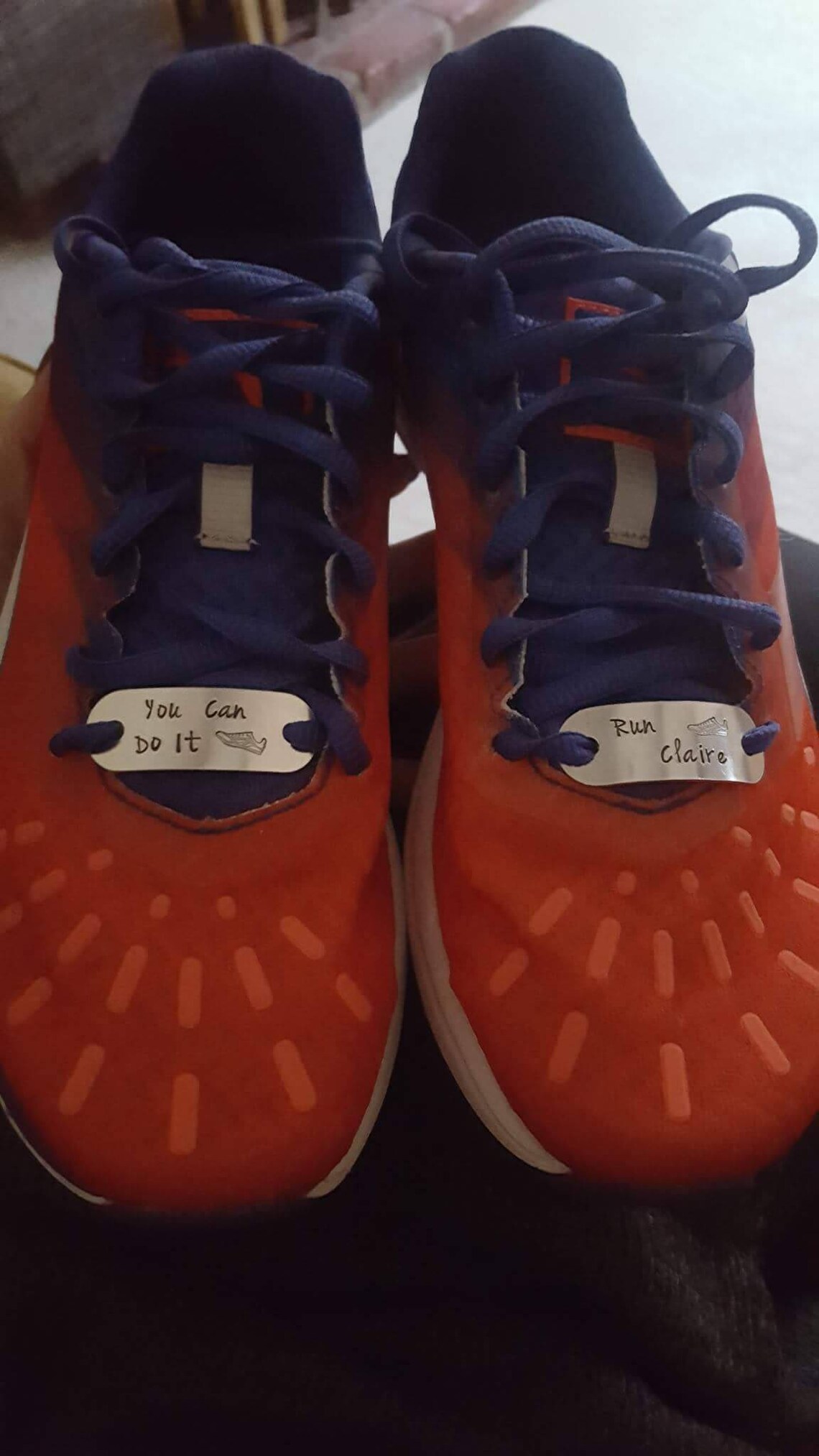 Hand Stamped Trainer Tags Accessories Trainers Jogging - Etsy UK