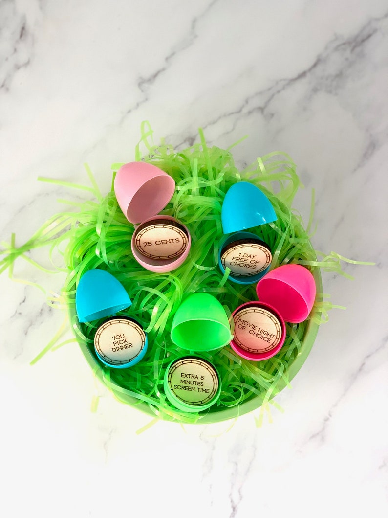 Easter Egg Tokens Reward Tokens Easter Egg Fillers Easter - Etsy