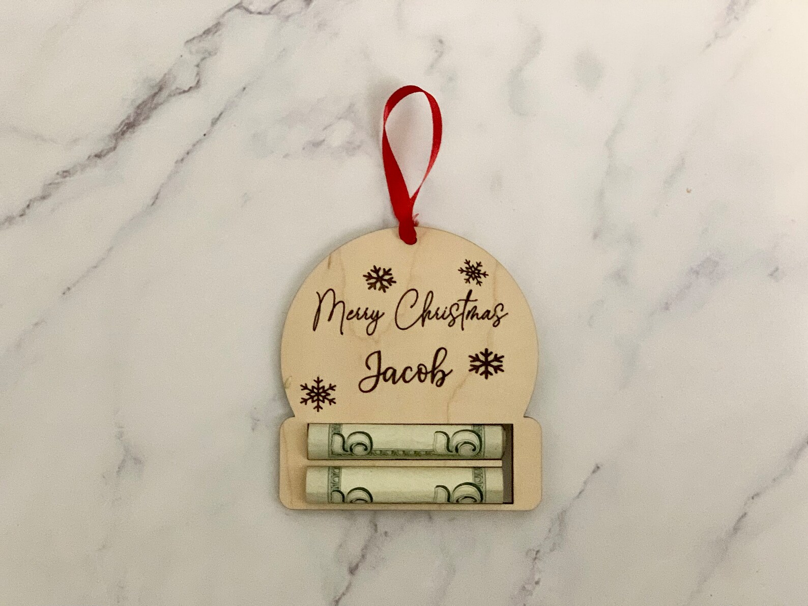 Money Holder Christmas Ornament, Money Gift Idea, Money Gifts for Kids ...