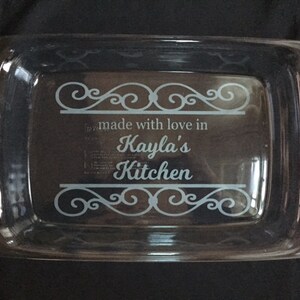 Personalized Baking Dish, Cooking Gift for Women, Personalized ...