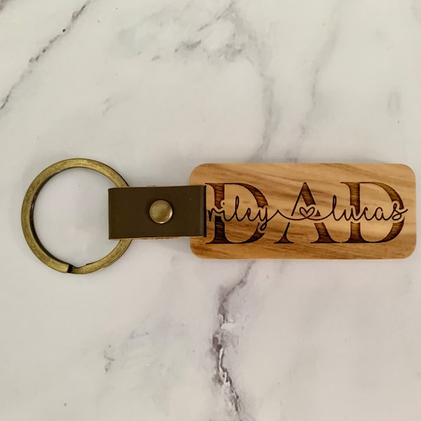 Dad Keychain - Etsy