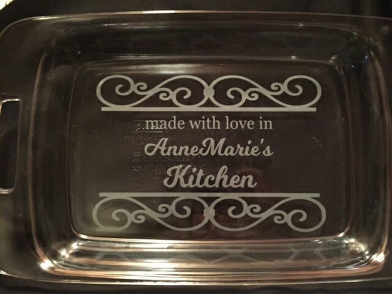 Personalized Baking Dish, Cooking Gift for Women, Personalized ...