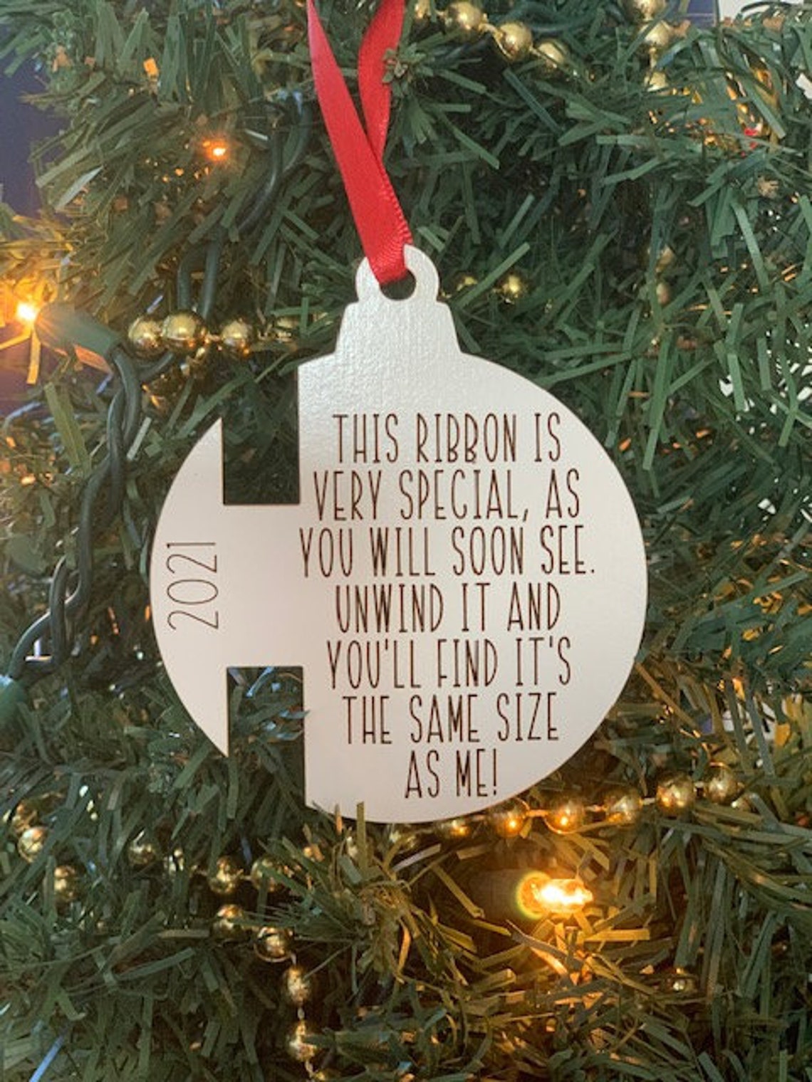 Childrens Height Ornament 2022 Ribbon Height Ornament Watch - Etsy