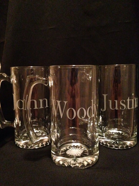 Personalized Beer Mug Custom Beer Glass Beer Lover | Etsy