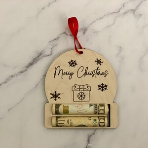 Money Holder Christmas Ornament, Money Gift Idea, Money Gifts for Kids ...