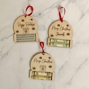 Money Holder Christmas Ornament, Money Gift Idea, Money Gifts for Kids ...