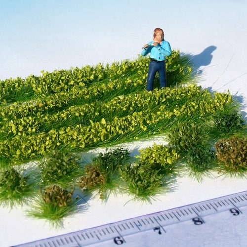 2x Miniature Brick Flower Planters HO O Scale Model Railway - Etsy