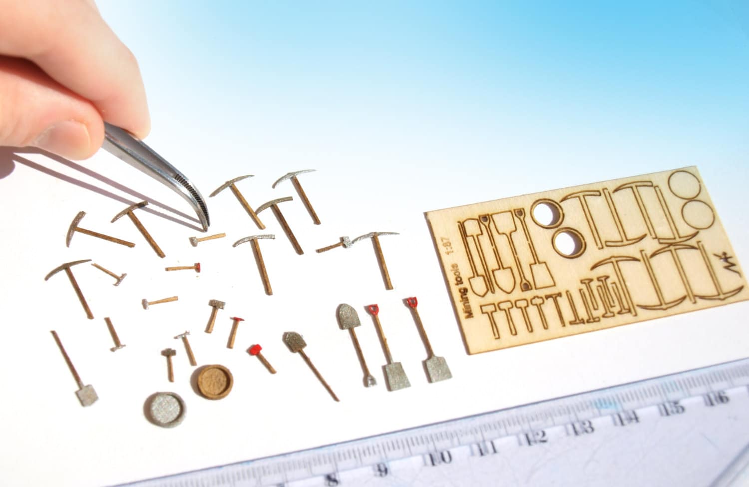 Miniature Tools Mega Set KIT O HO Scale Model Railway Diorama - Etsy