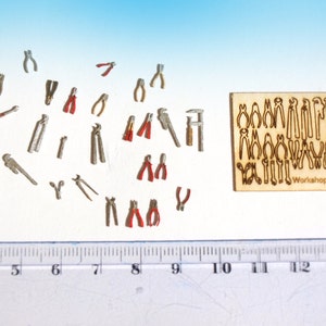 Miniature Tools Mega Set KIT, O HO Scale Model Railway Diorama Scenery ...