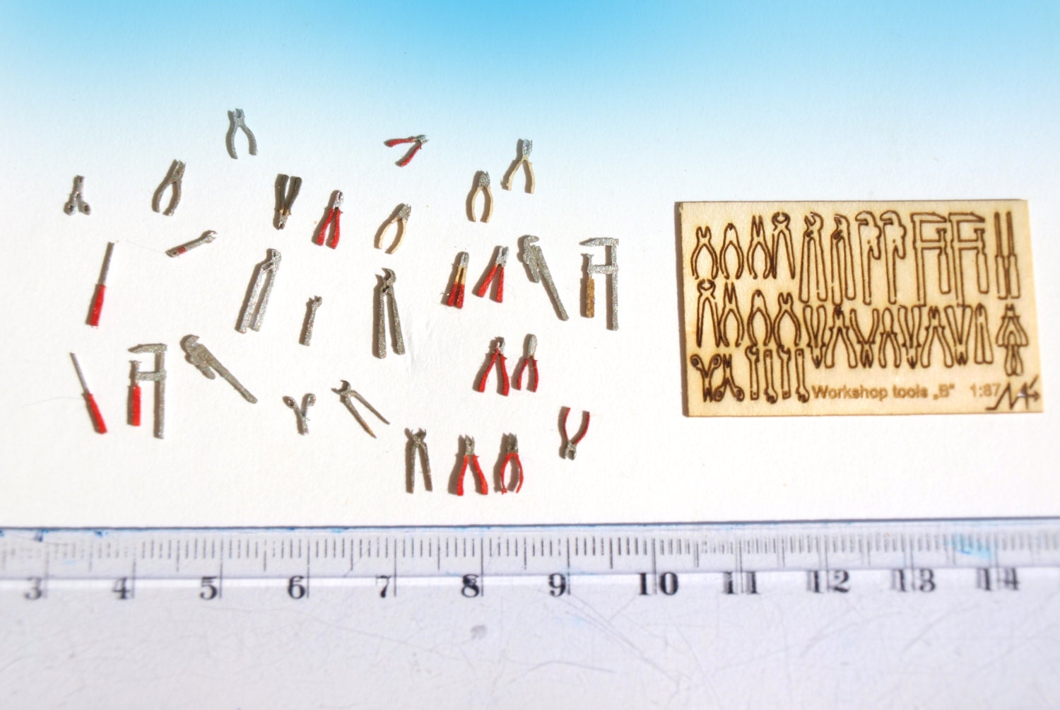 Miniature Tools Mega Set KIT O HO Scale Model Railway Diorama - Etsy