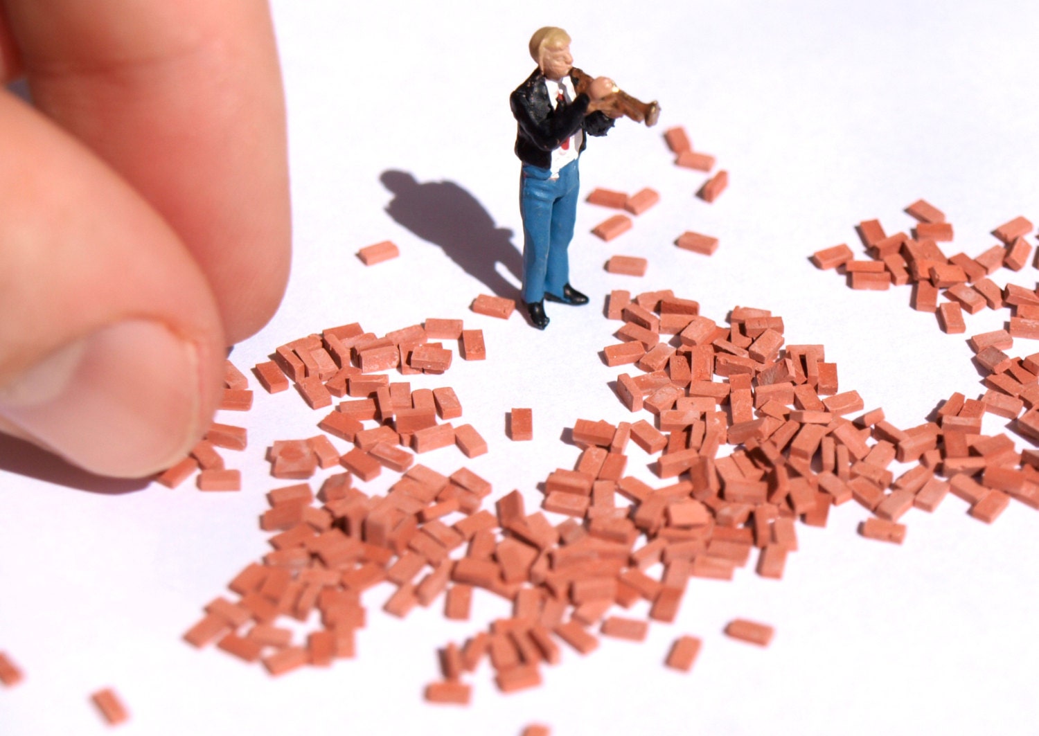 100+ Extremely Tiny Red Bricks: HO OO Scale Dollhouse Diorama - Etsy