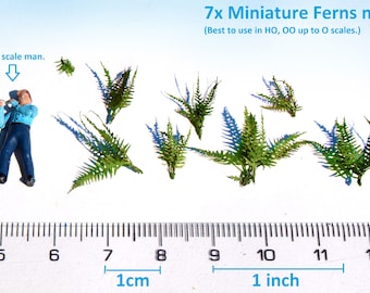 Dollhouse Miniature Fern Plant, Scale 1:6 - Etsy
