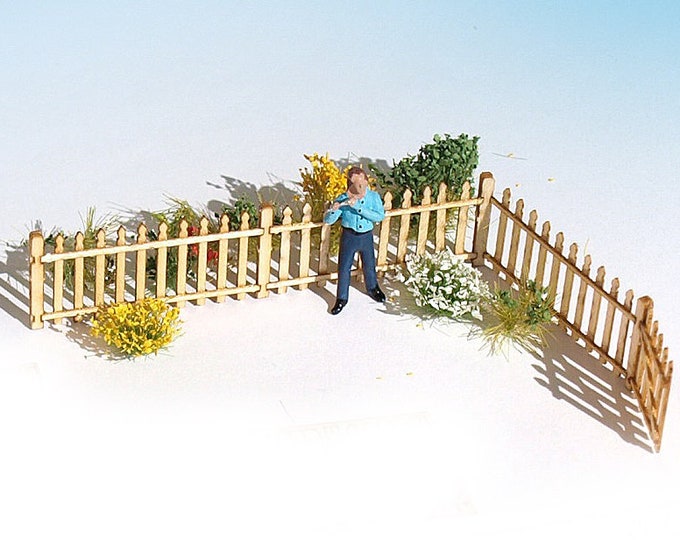 Miniature Picket Fence Kit HO OO Scale Diorama Dollhouse - Etsy