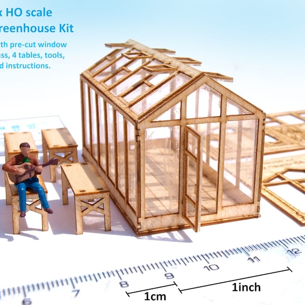 Miniature Greenhouse Model - Etsy