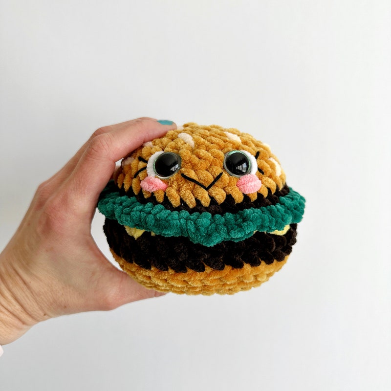 Crochet Cheeseburger - Etsy