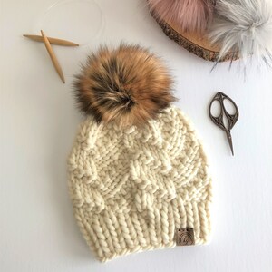 THE GIBBON Beanie-knit Pattern/chunky Knit Hat Pattern/beanie Pattern ...