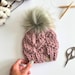 THE GIBBON Beanie-knit Pattern/chunky Knit Hat Pattern/beanie Pattern ...
