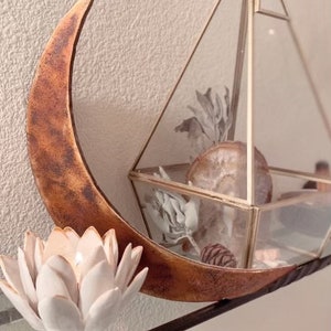 Metal Moon Art - 10" Steel Crescent Moon - Wall Art - Etsy