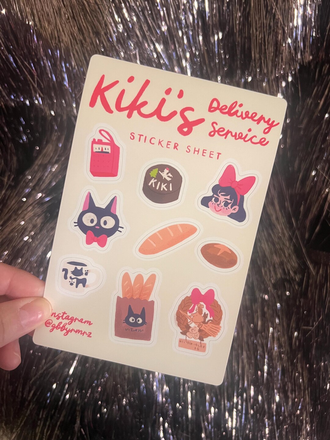 Kiki Sticker Sheet - Etsy