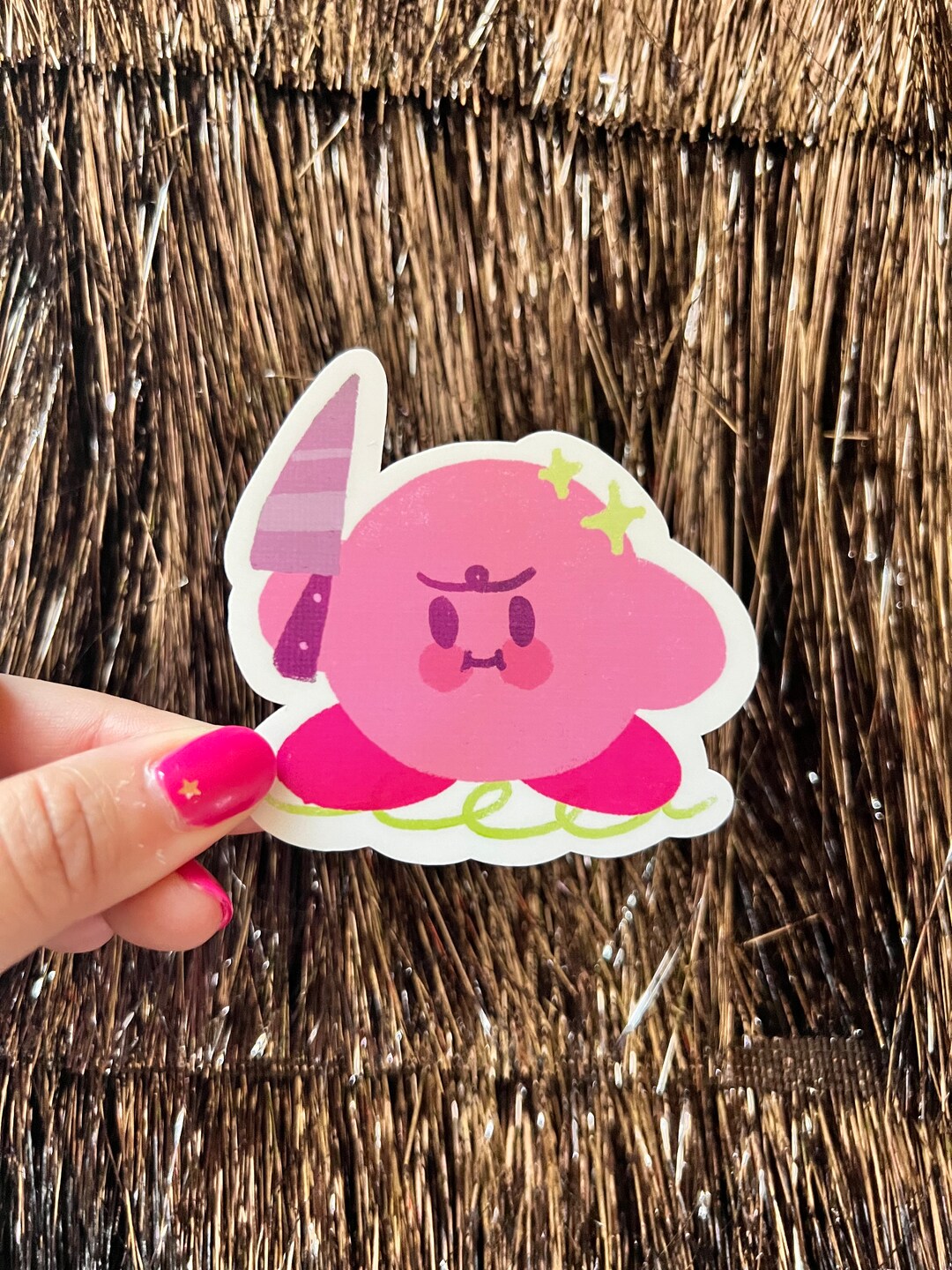 Evil Kirby Sticker - Etsy Australia
