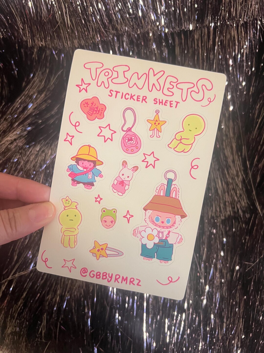 Trinkets Sticker Sheet - Etsy