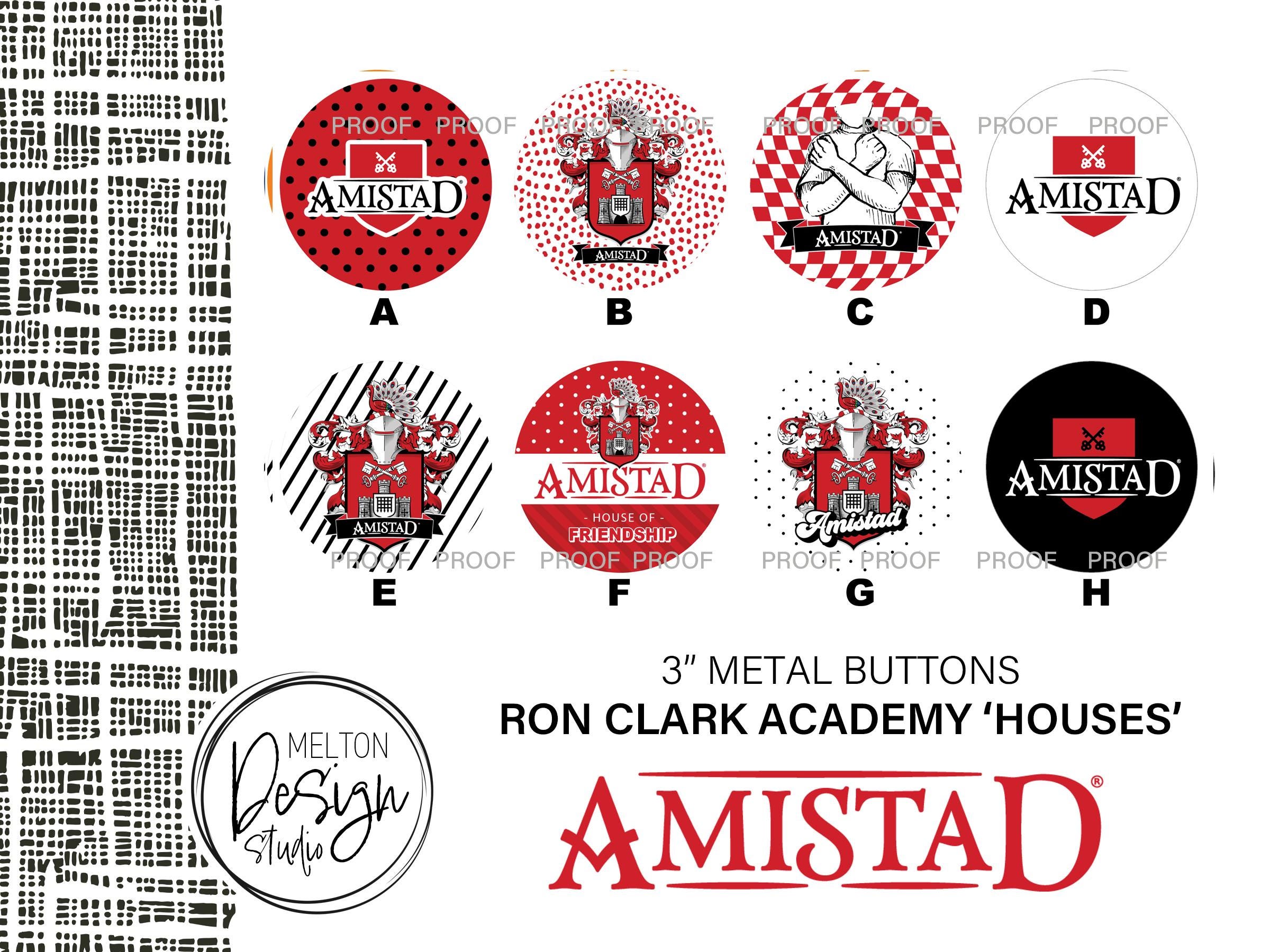 Ron Clark Academy Altruismo House Buttons 3 Amistad, Réveur, Nukumori ...