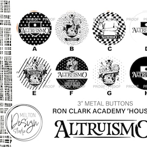 Ron Clark Academy Altruismo House Buttons 3 Amistad, Réveur, Nukumori ...
