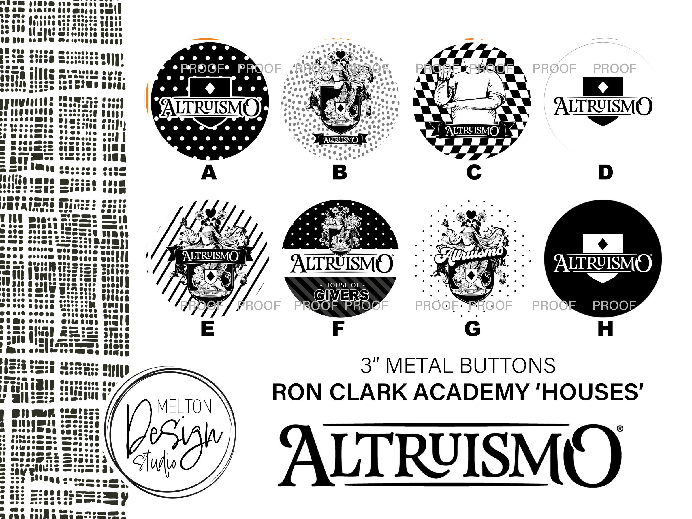 Ron Clark Academy Altruismo House Buttons 3 Amistad, Réveur, Nukumori ...