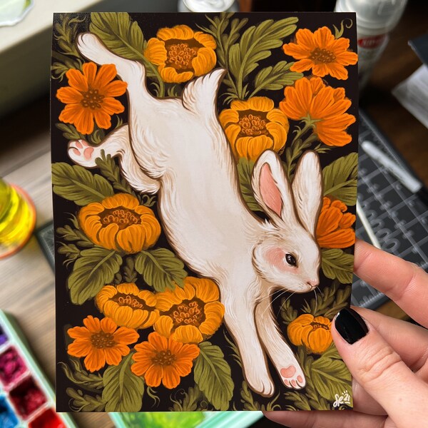 White Rabbit Art - Etsy