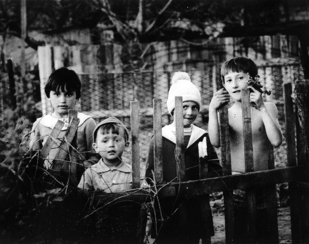 Behind the Fence.ukraine.1980. Darkroom Silver Print 8x10 Inches - Etsy
