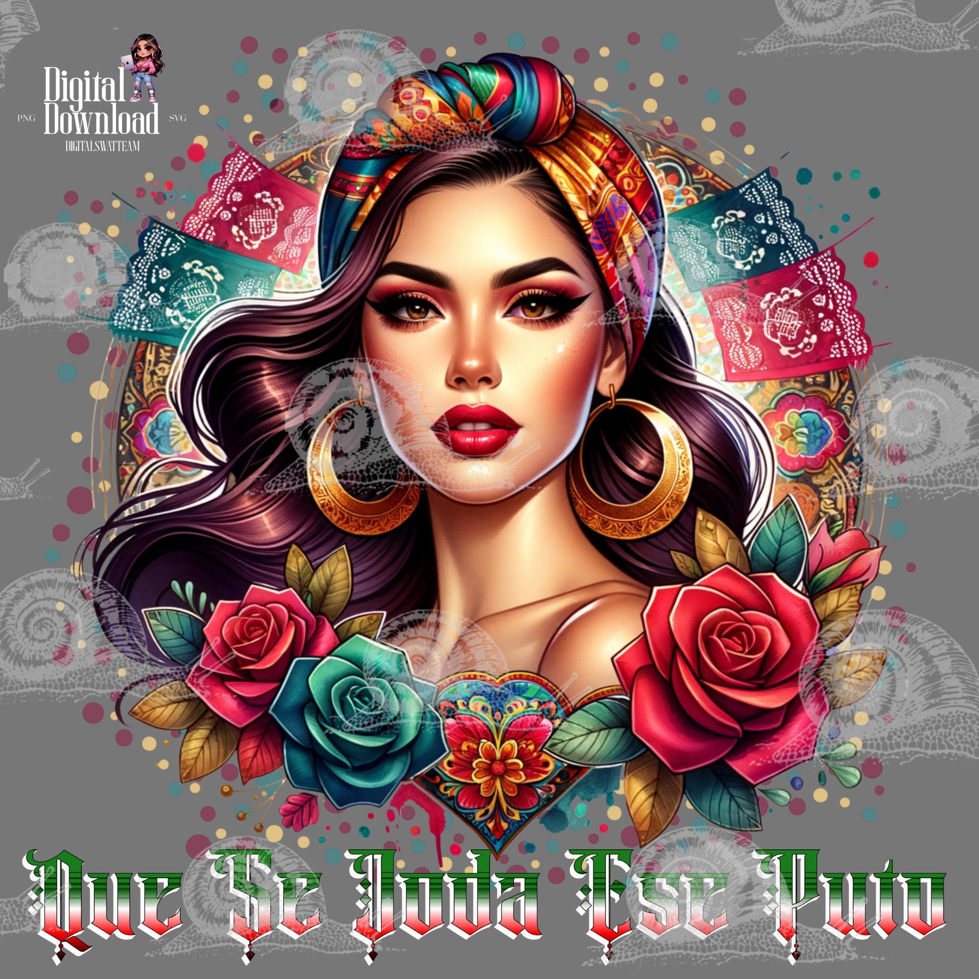 Mexican SVG PNG Files Digital Download Hispanic Culture American ...