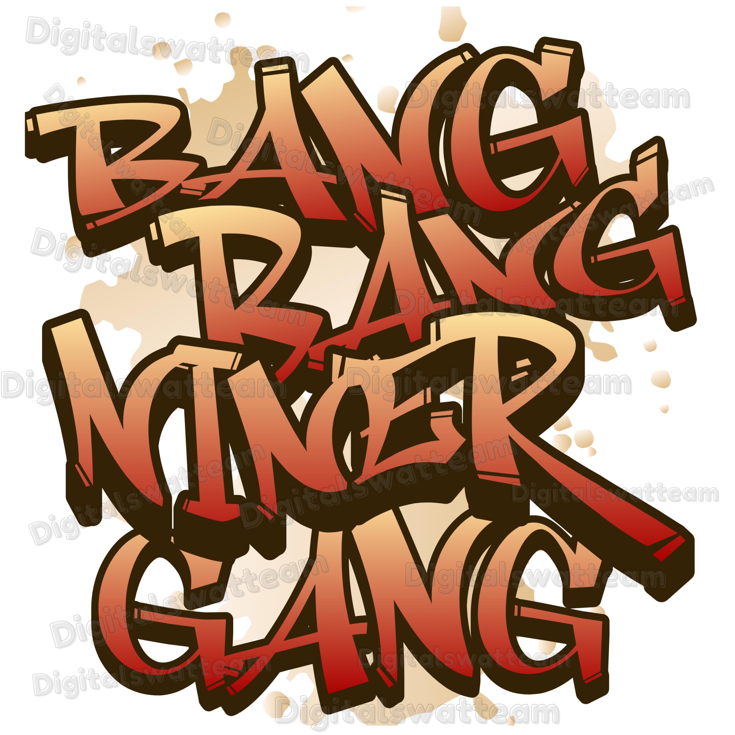 Bang Bang Niner Gang Old Skool SVG PNG Latina Svg Game Day Football ...