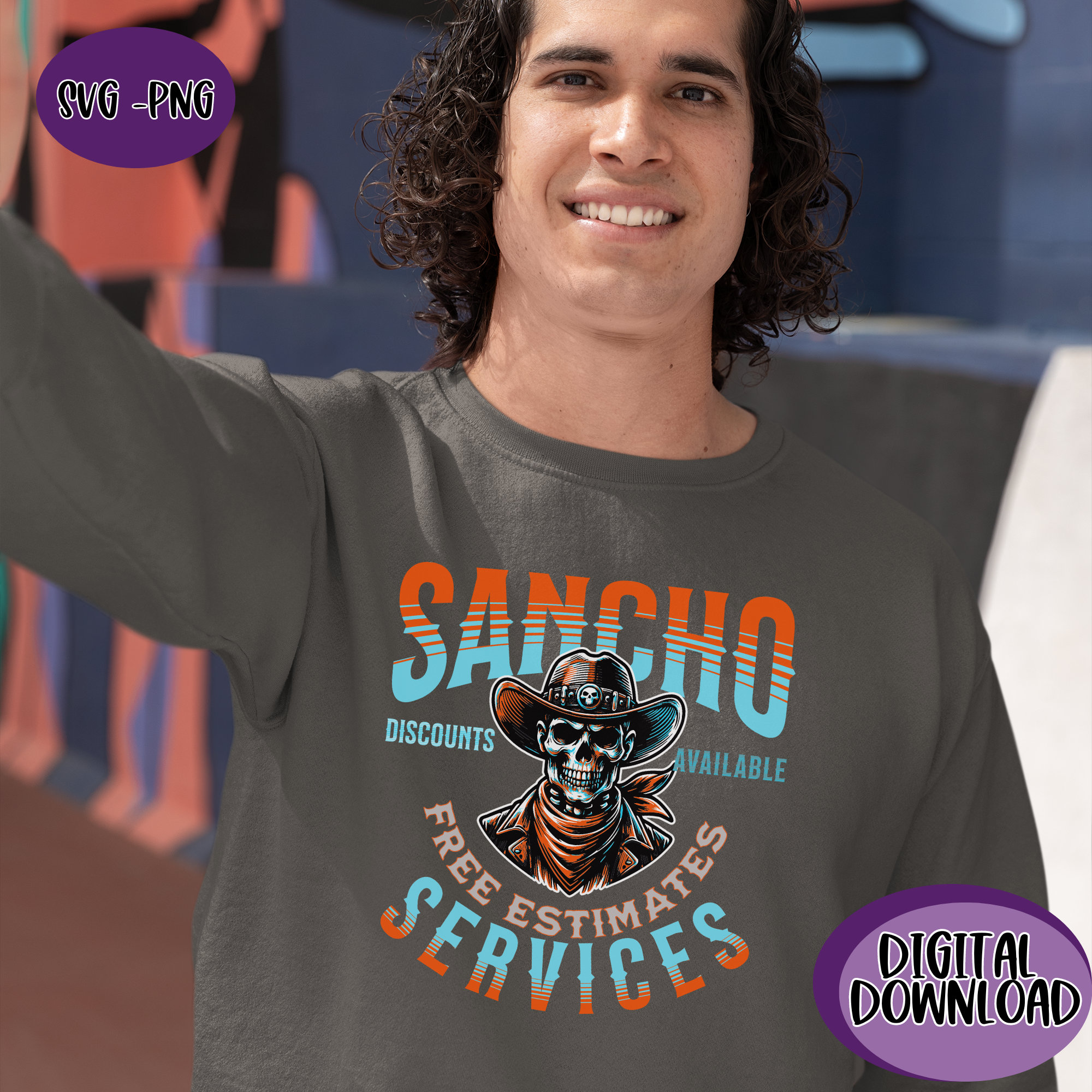 Spanish SVG PNG Files Digital Download Hispanic Culture, Sancho ...