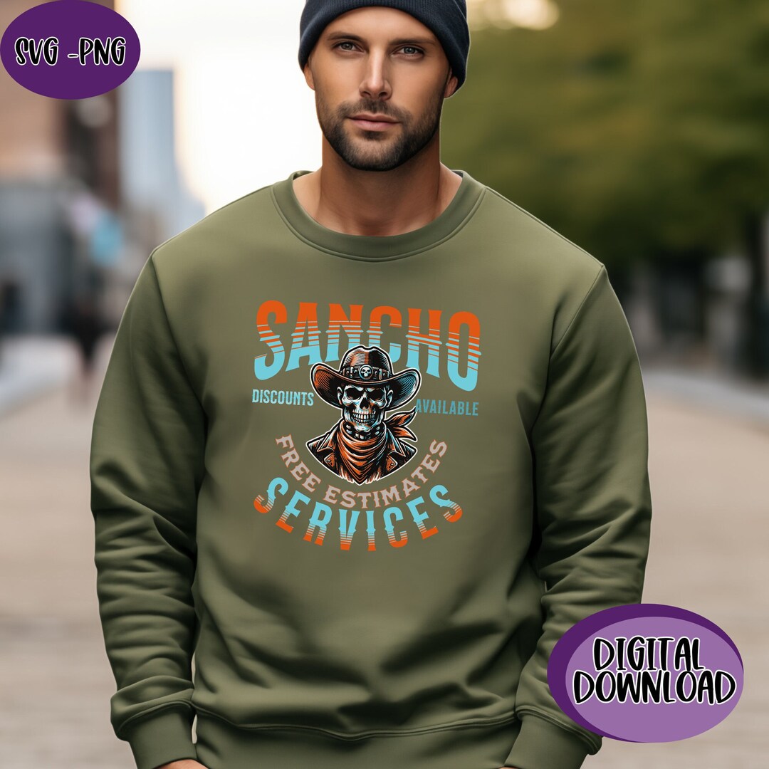 Spanish SVG PNG Files Digital Download Hispanic Culture, Sancho ...