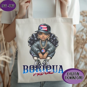 Boriqua SVG PNG Files Digital Download Hispanic Culture, Puerto Rico ...