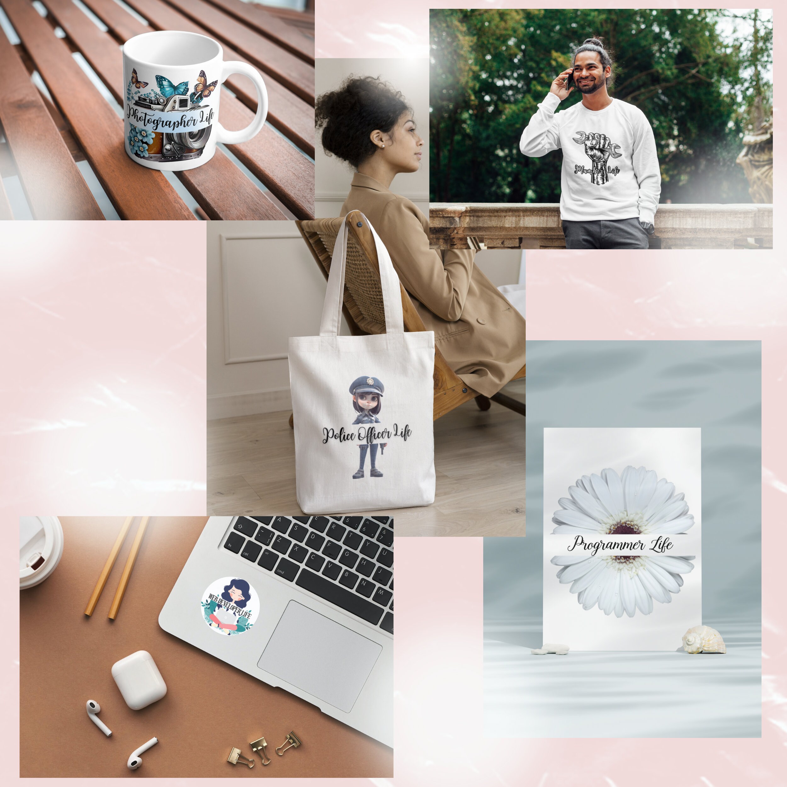 Occupation Life Bundle 50 PNG Files Sublimation Digital Downloads - Etsy