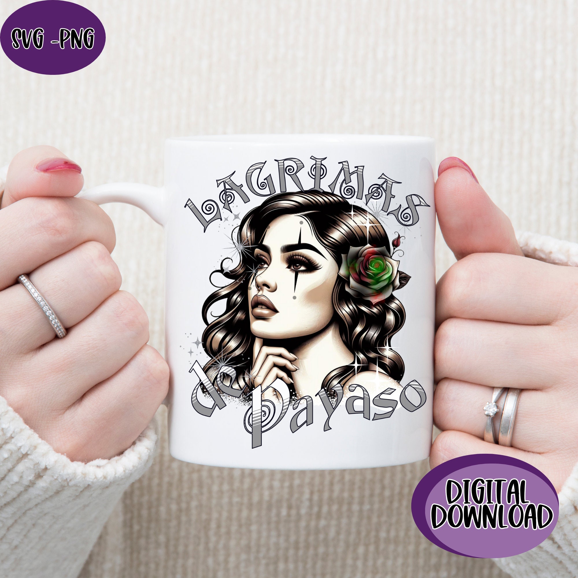 Spanish SVG PNG Files Digital Download Hispanic Culture, Tears of a ...
