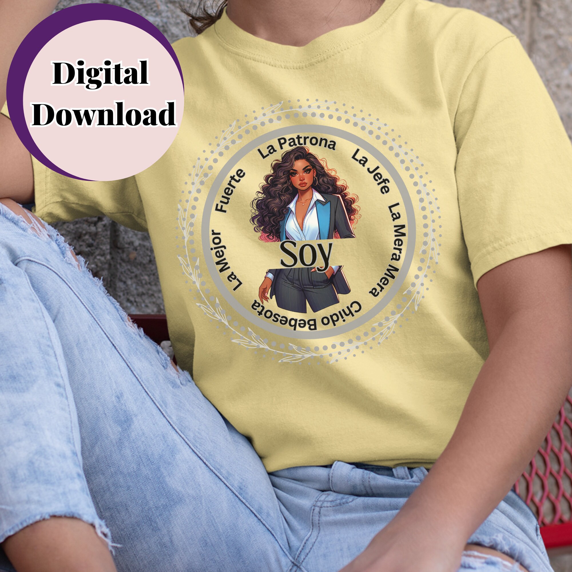 Mexican Sublimation SVG PNG Latina Svg, Spanish Quotes Yo Soy Product T ...