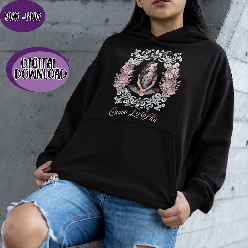 Latina SVG PNG Files Digital Download Hispanic Culture Mexican Como La ...