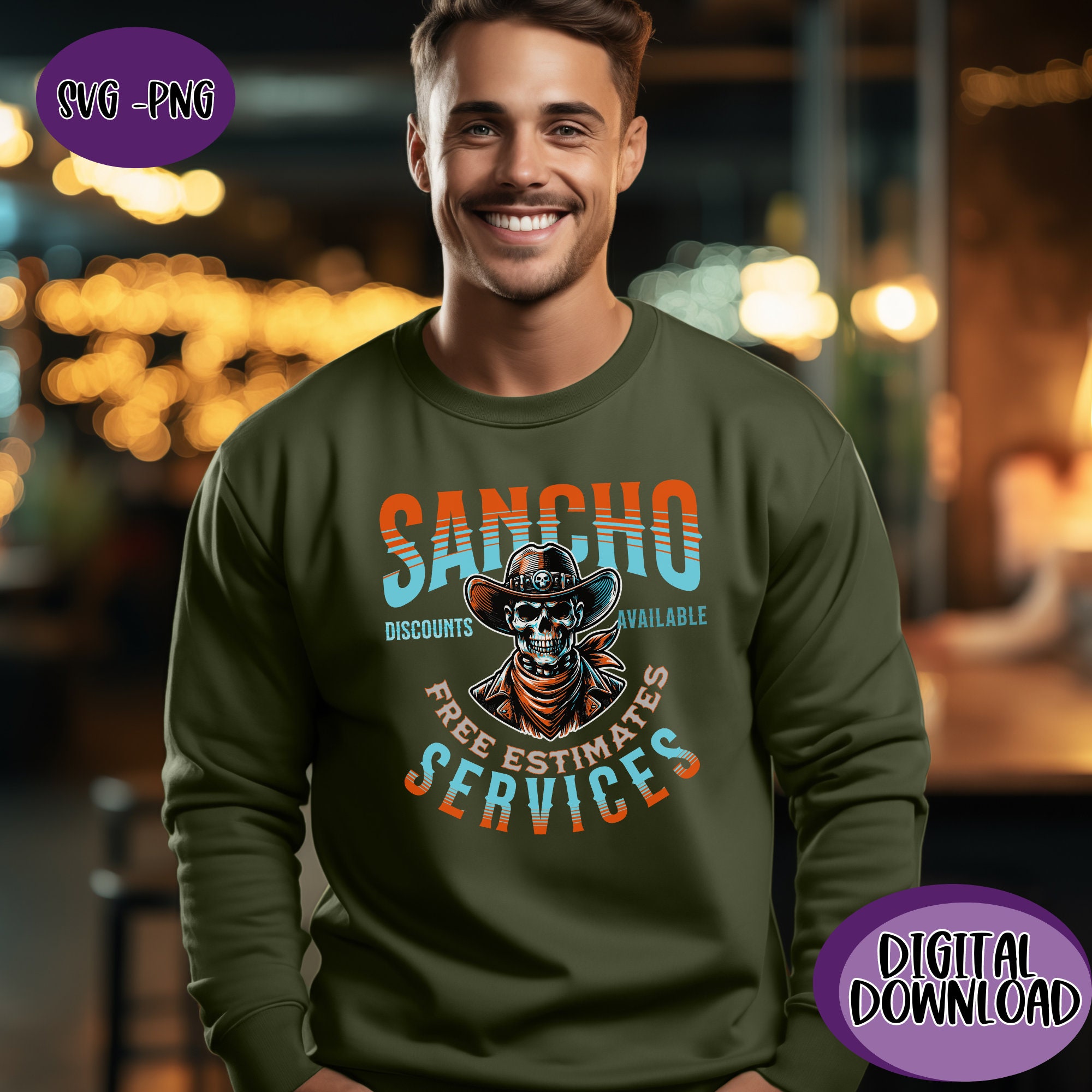 Spanish SVG PNG Files Digital Download Hispanic Culture, Sancho ...