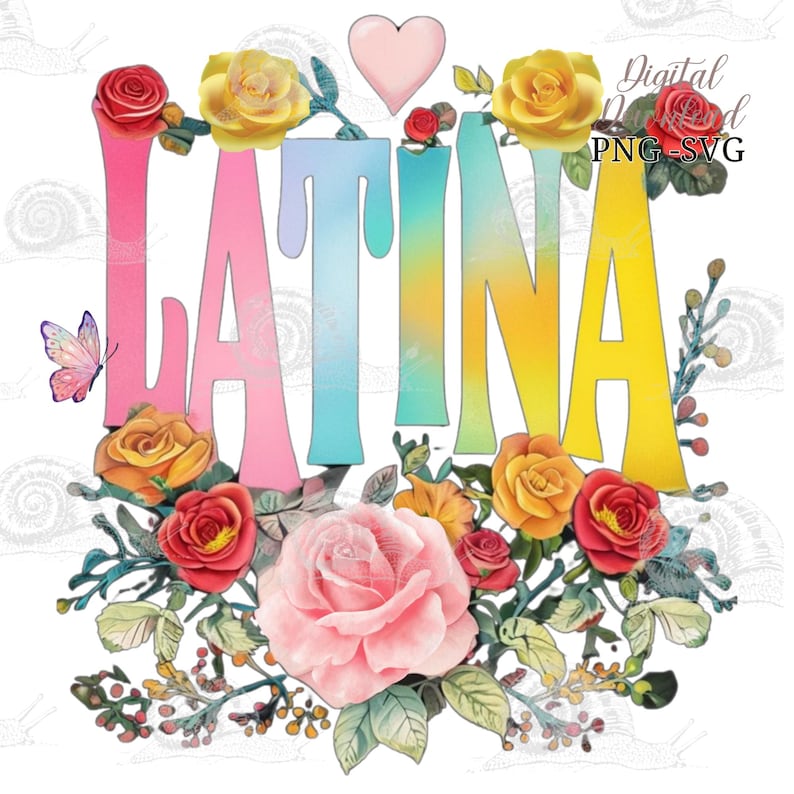 Mexican SVG Latina Digital Download PNG Latina Chicano Chicana Personal ...