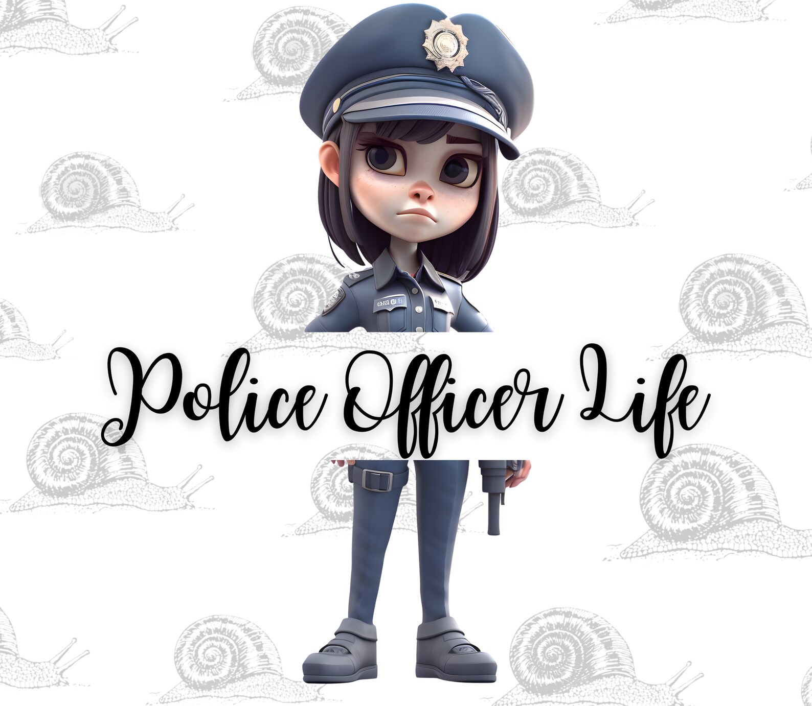 Digital Download PNG, Profession Occupation Life, Police Officer Life ...