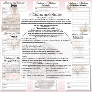 Ultimate Quinceañera Planner + Guide Book Printable Quince Planning ...