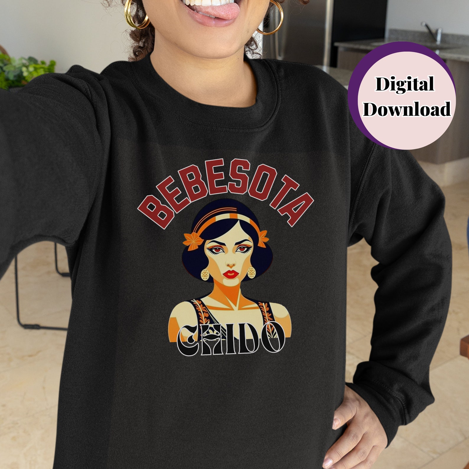 Mexican Sublimation SVG PNG Latina Svg, Spanish Quotes Bebesota Chido T ...