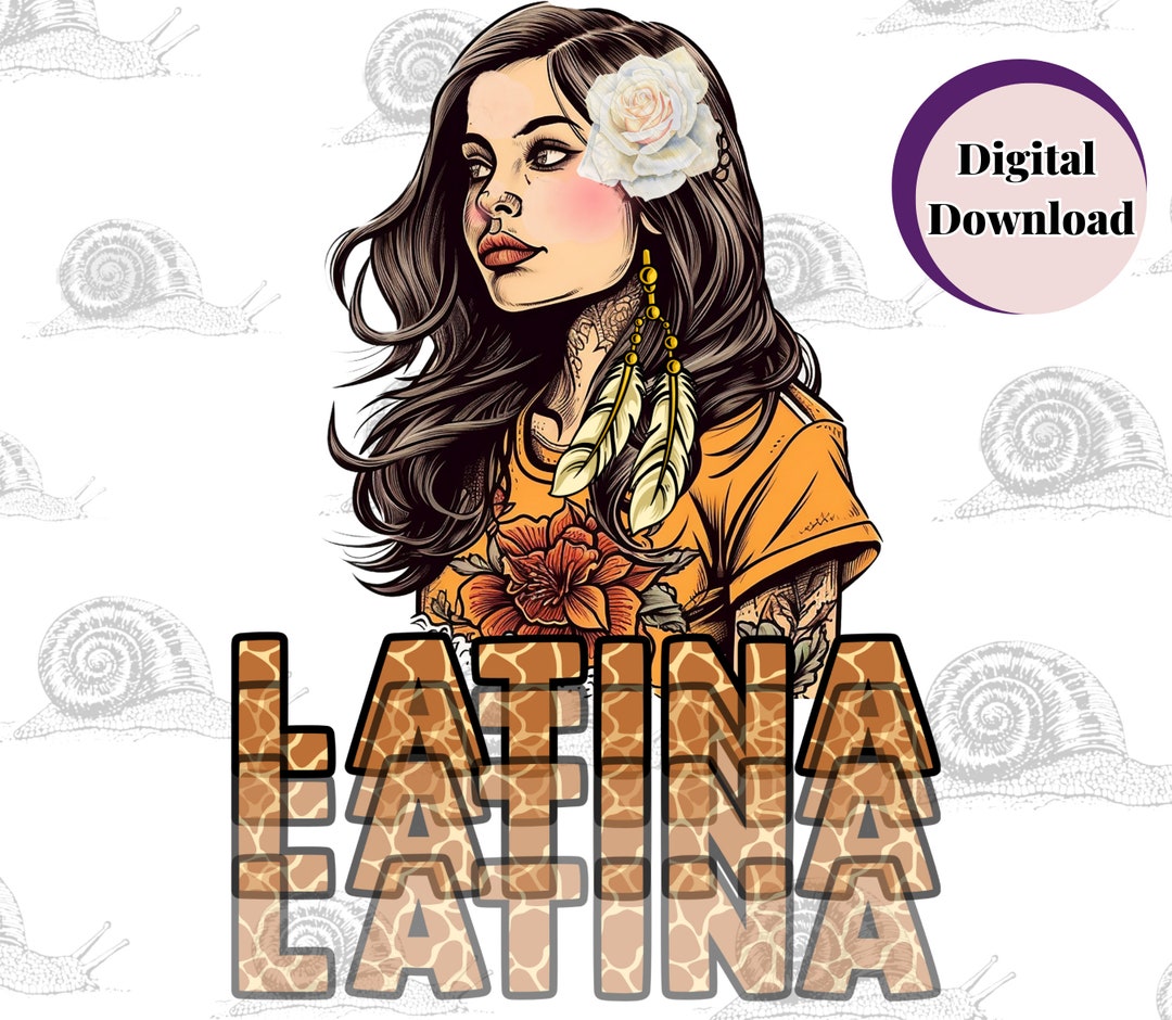 Mexican SVG, Latina Digital Download PNG, Latina Leopard Design Chicano ...