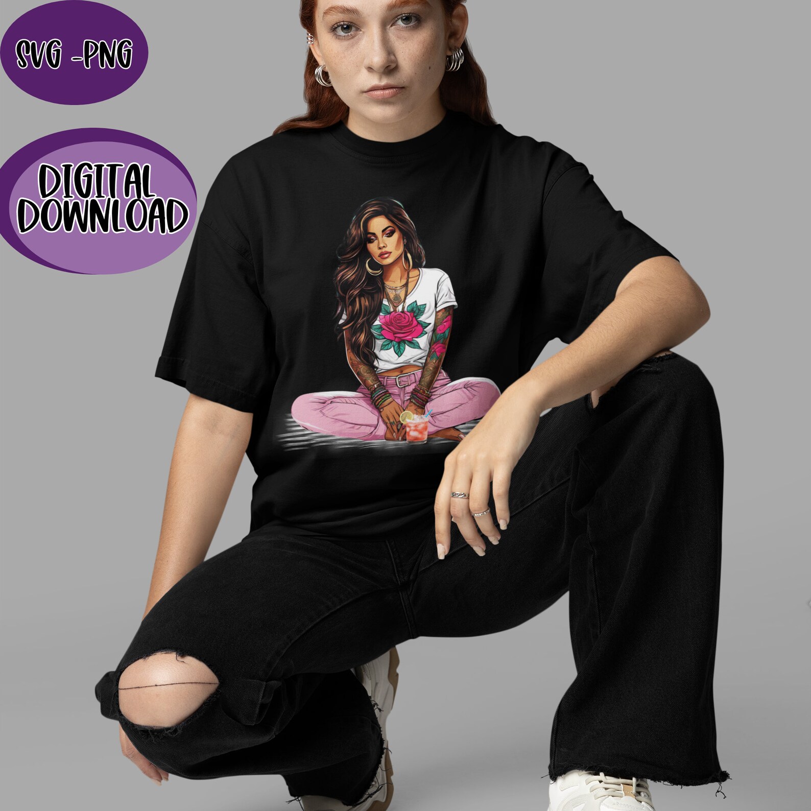 Latina SVG PNG Files Digital Download Hispanic Culture, Mexican ...